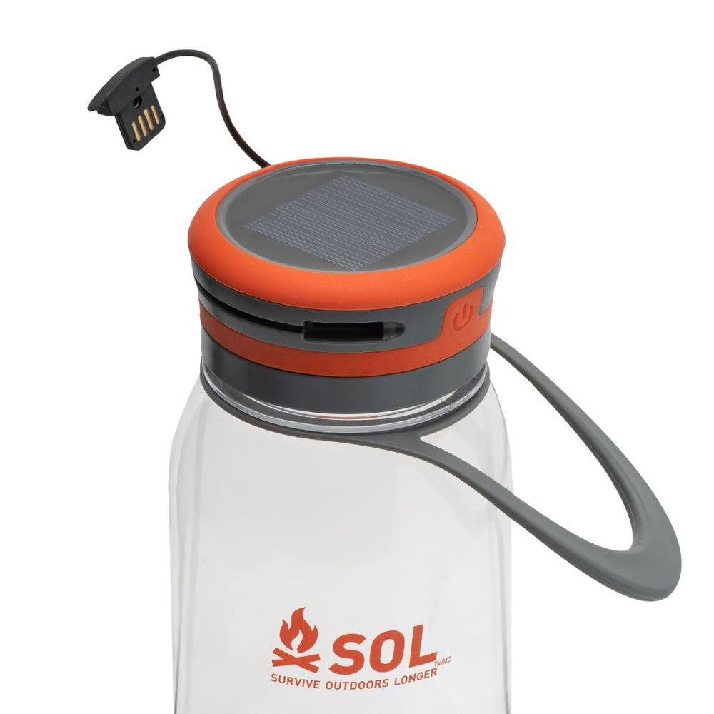 Venture Rechargeable LED Solar Water Bottle Lantern - SOL